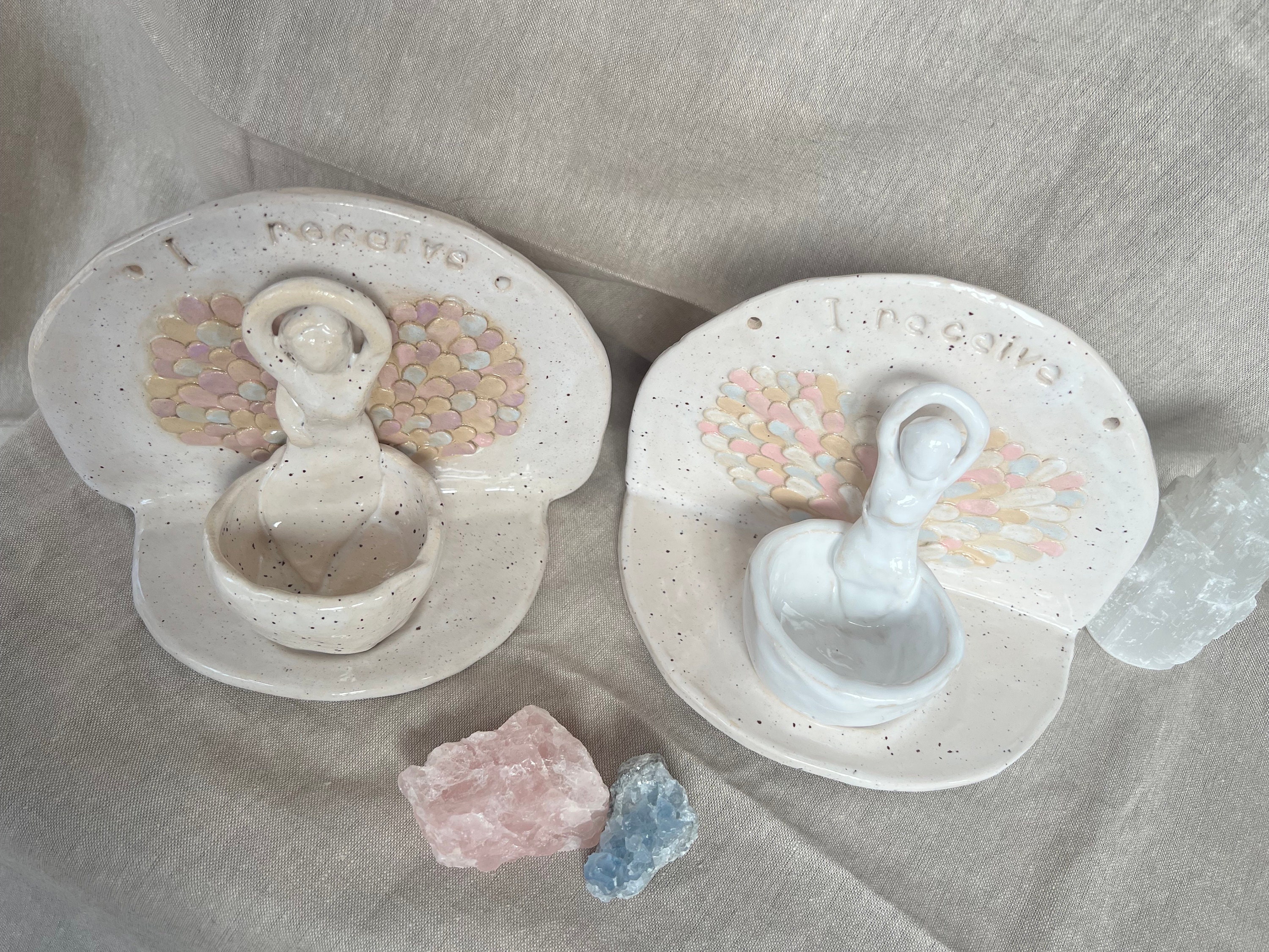 Ceramic Altar Goddess / Angel Wall Decoration Spiritual Art - Etsy