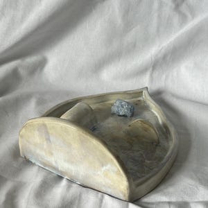 Handmade Ceramic Altar: Bohemian Spiritual Decor With Celestite - Etsy