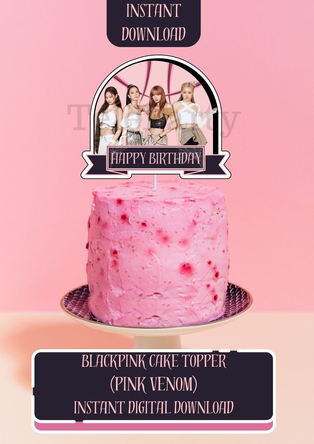 Blackpink Centerpiece, Blackpink Cake Topper, Blackpink Printable Cake ...