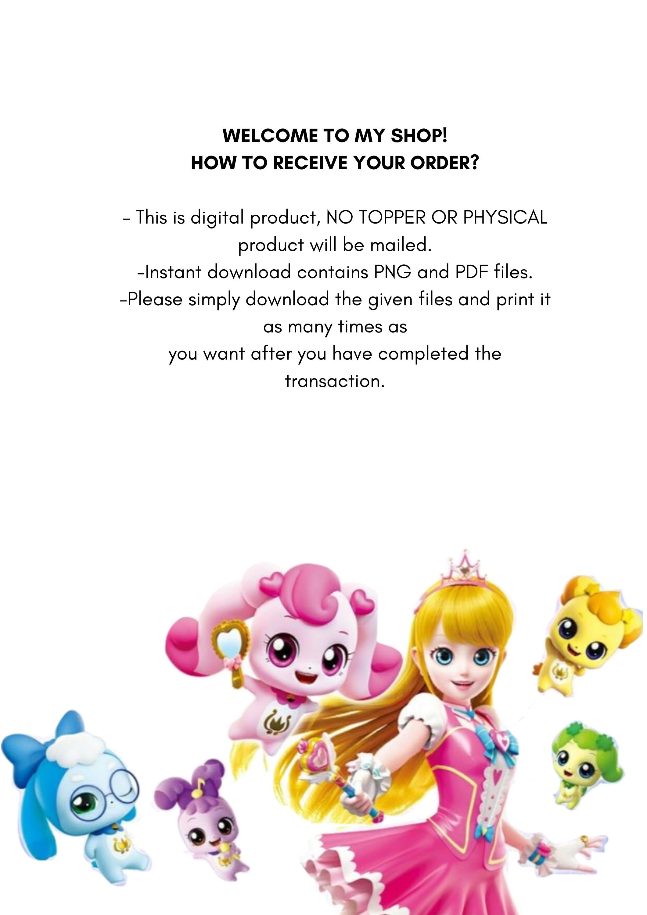 Catch! Teenieping Cake Topper, Catch Teenieping Printable Cake Topper ...