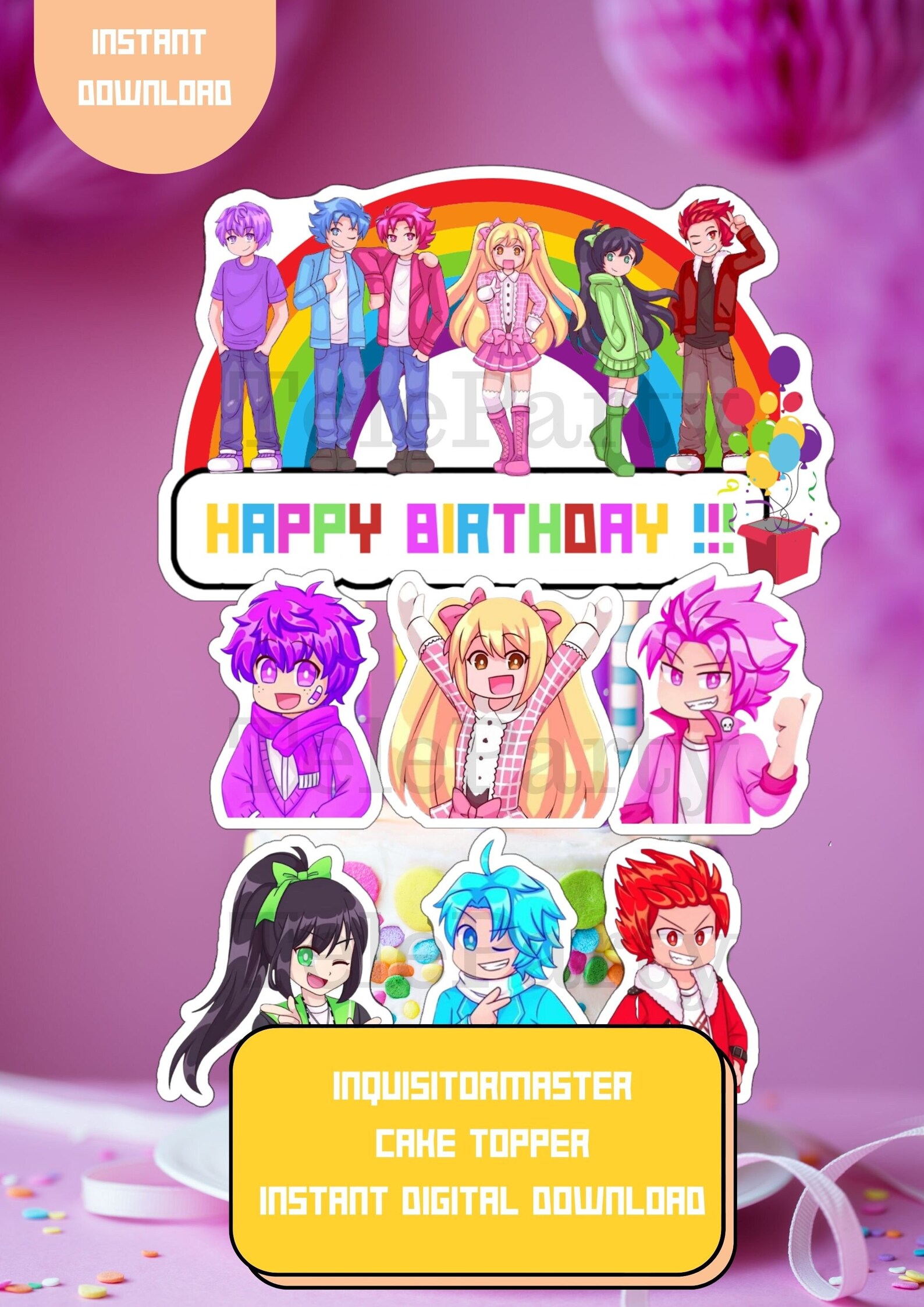 Inquisitormaster Cake Topper, Digital Cake Topper, Inquisitor Master ...