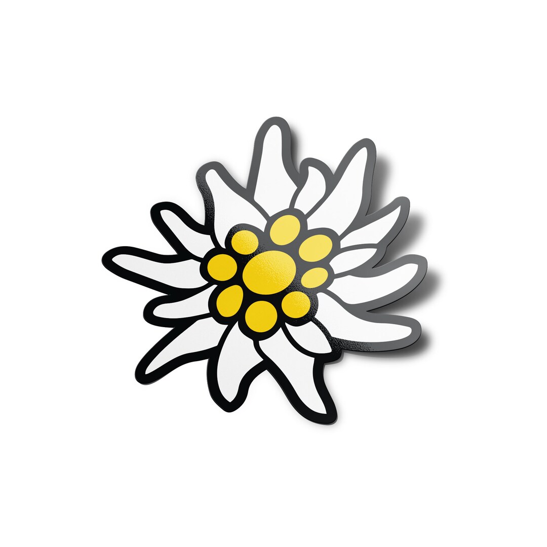 Pack STICKERS STICKERS Edelweiss Flower of Life of the Alps France ...