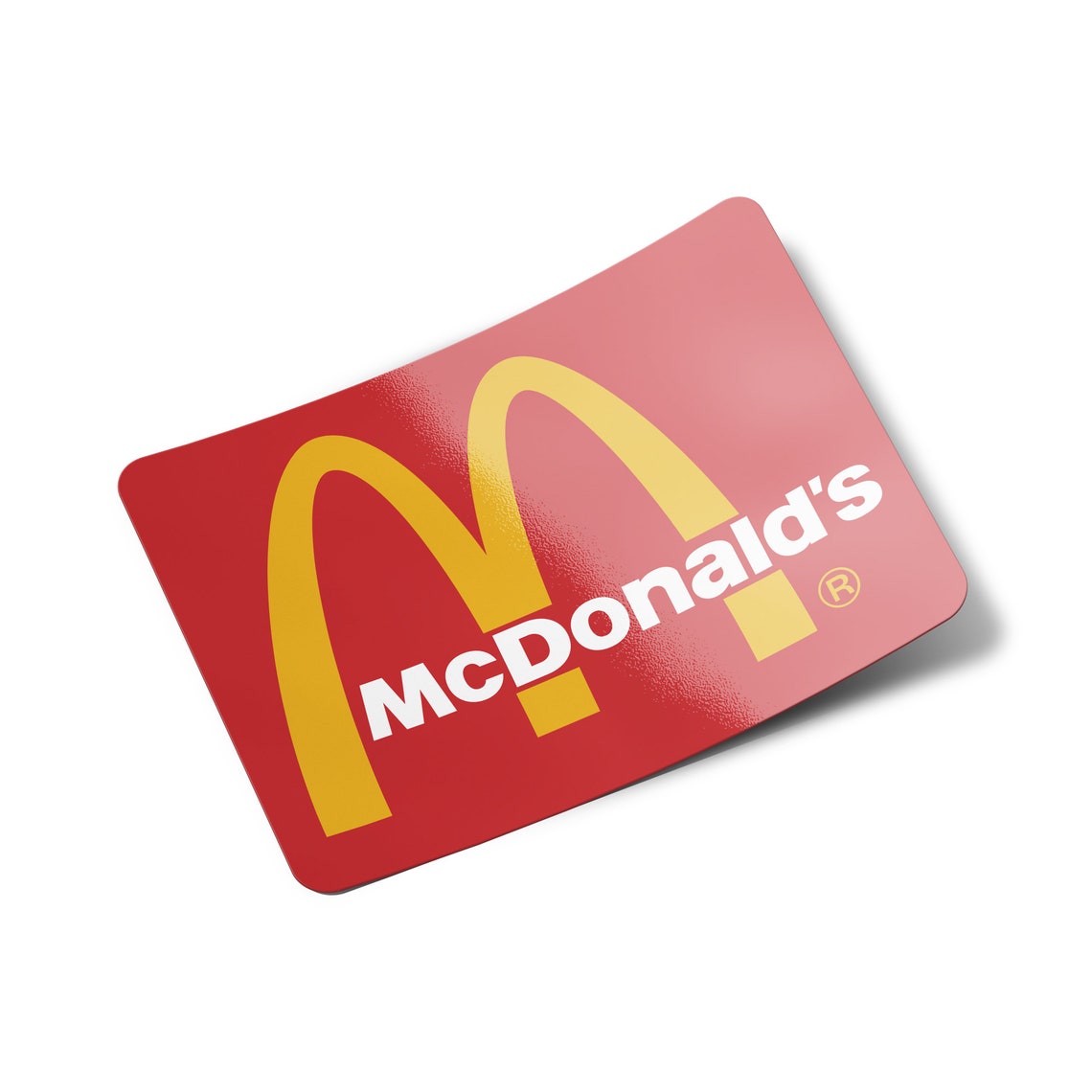 STICKER PACK Mcdonalds Logo Red and Yellow American Fast Food ...