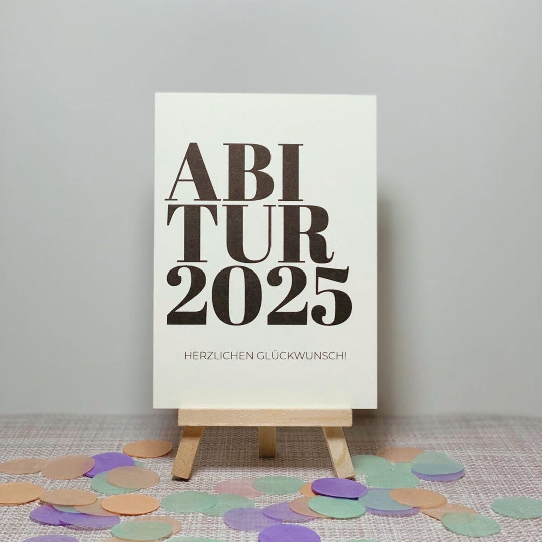 Graduation Card 2025 Card for the Graduation Party Congratulations Card ...