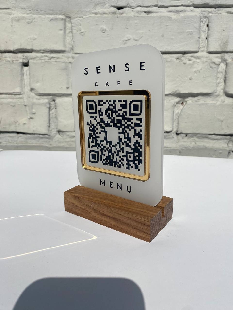 Menu QR Code Sign for Business Social Media Sign QR Code Sign Instagram ...