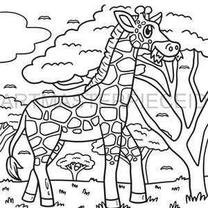 Animal Colouring Printable Pages, Digital Download, Kids Activity ...