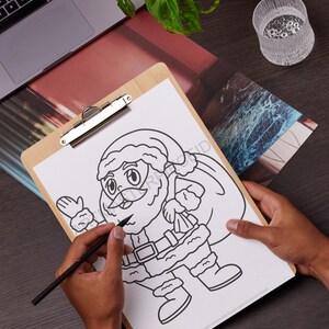 Christmas Colouring Printable Pages Digital Download Kids - Etsy