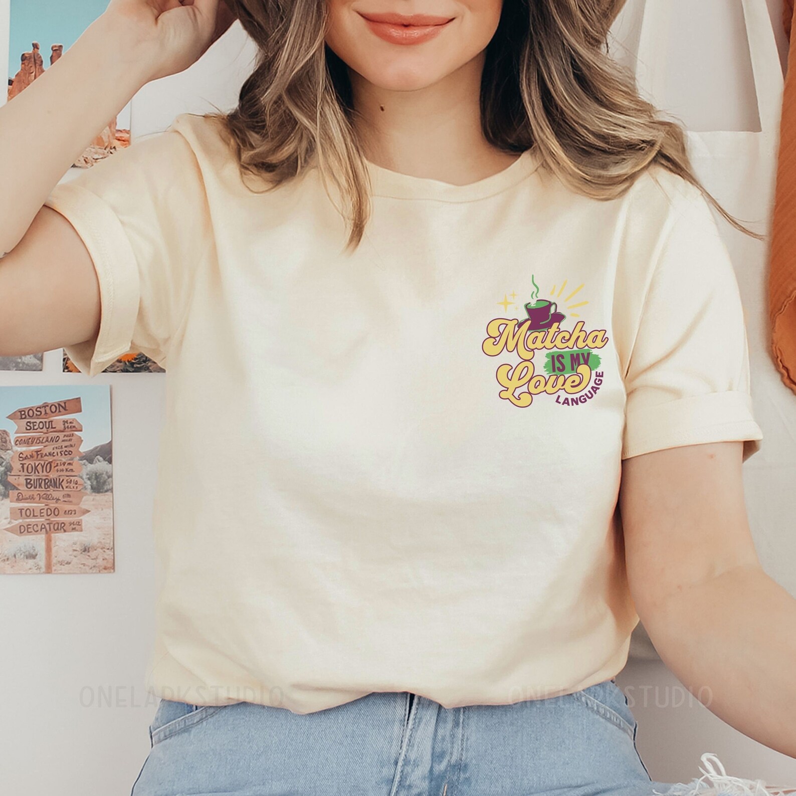 Matcha Shirt, Matcha is My Love Language, Pocket Shirt Matcha Gift ...