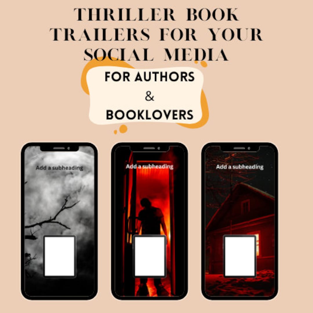 Thriller Book Trailers for Authors to Entice Your Audience. Great for Book Launch and Grow Your ...