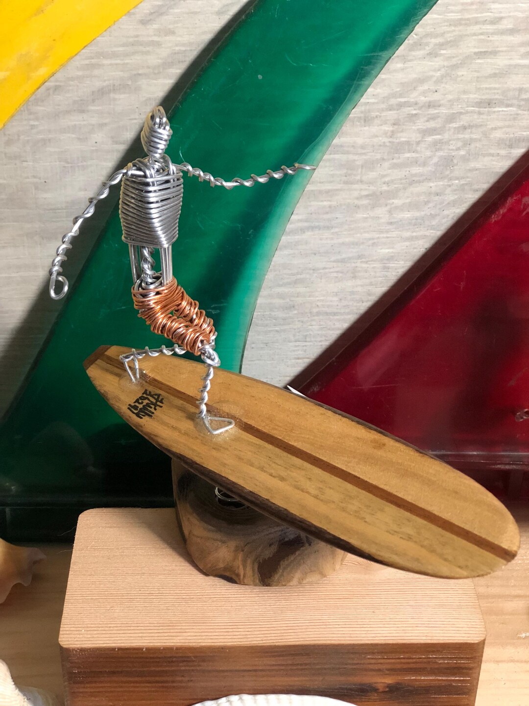 The Original Dashboard Surfer, 60s Drop Knee Handmade Wood and Wire ...