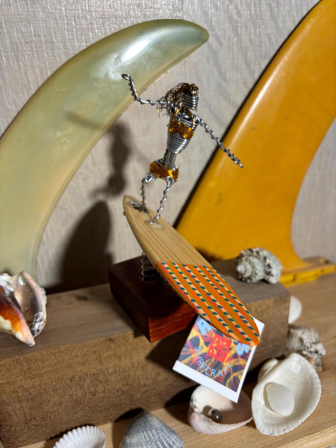 The Original Dashboard Surfer, “turns” (bikini) Handmade Wood and Wire ...