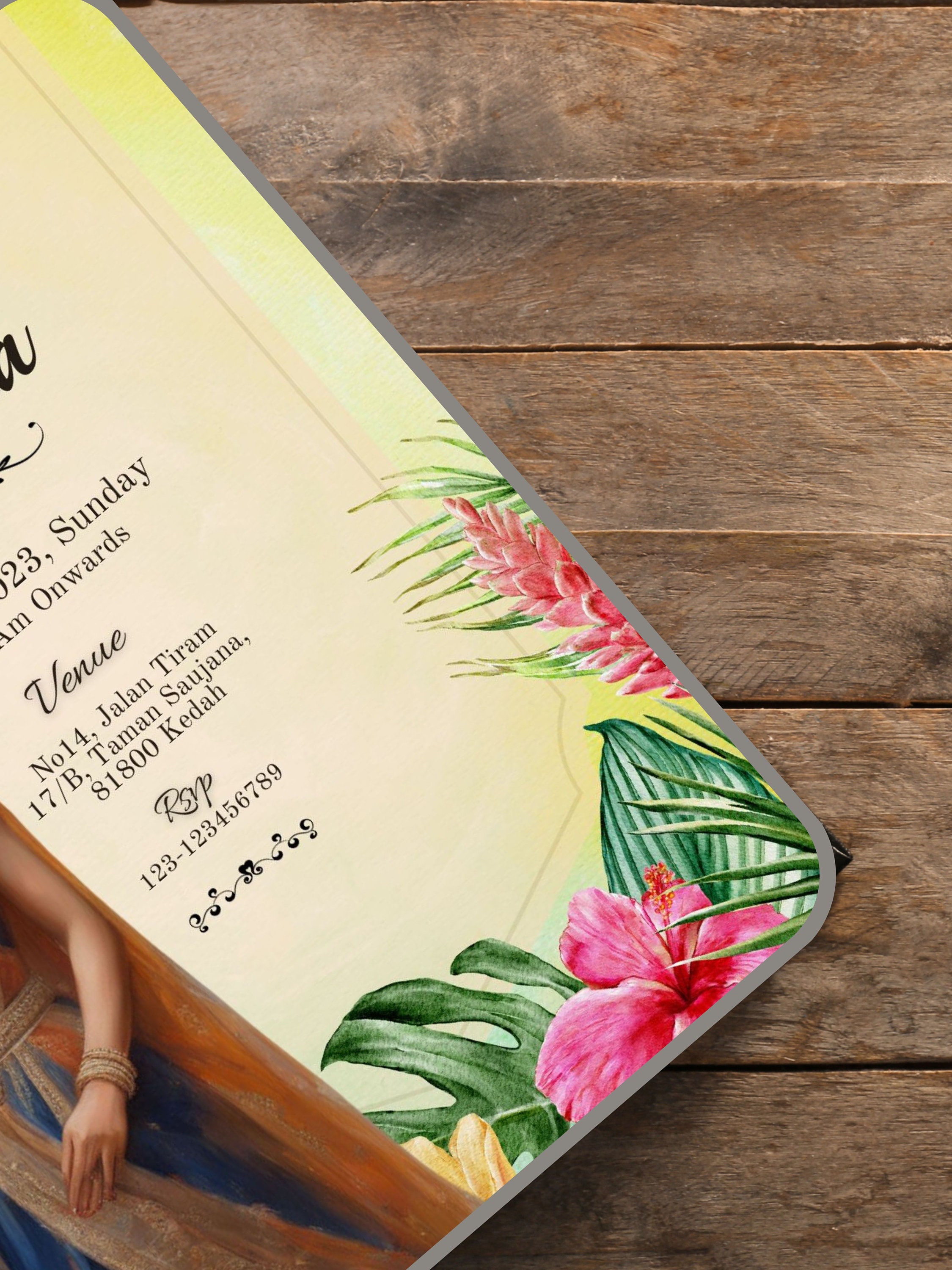 Puberty Ceremony Invitation Digital Template Canva Editable and ...