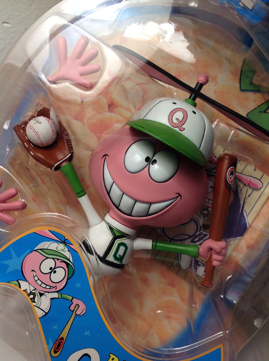 QUISP Qwaazy Space Alien in Baseball Togs Action Figure MIB Sealed ...