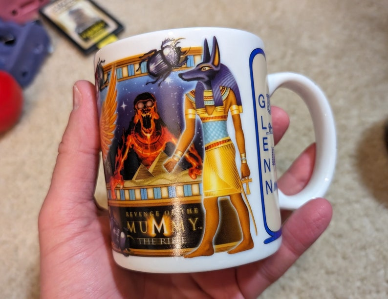 Revenge of the MUMMY Ride RARE Coffee Mug Personalized ‘glenn ...