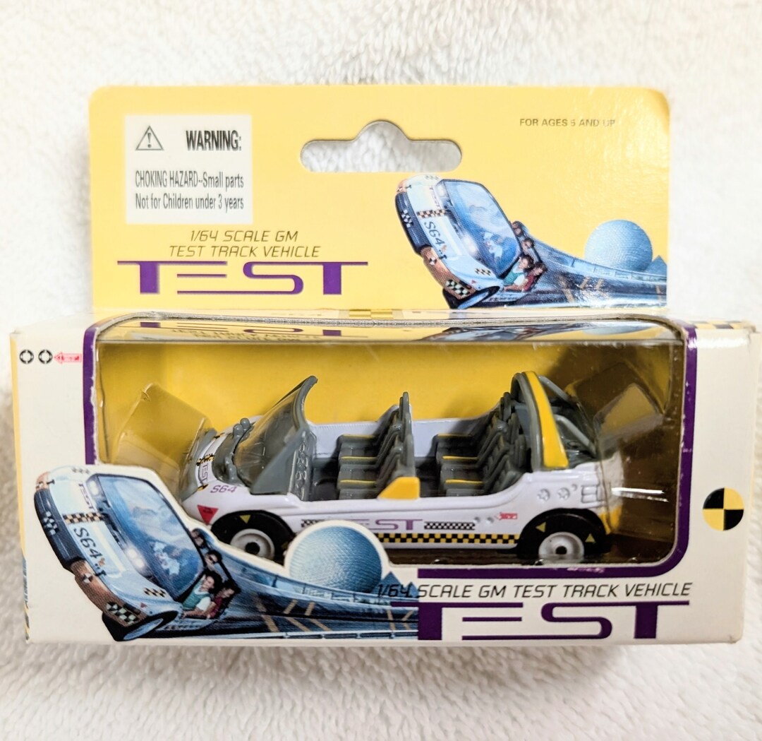 Vintage 1998 EPCOT Walt Disney World GM Test Track Ride Die Cast Car ...