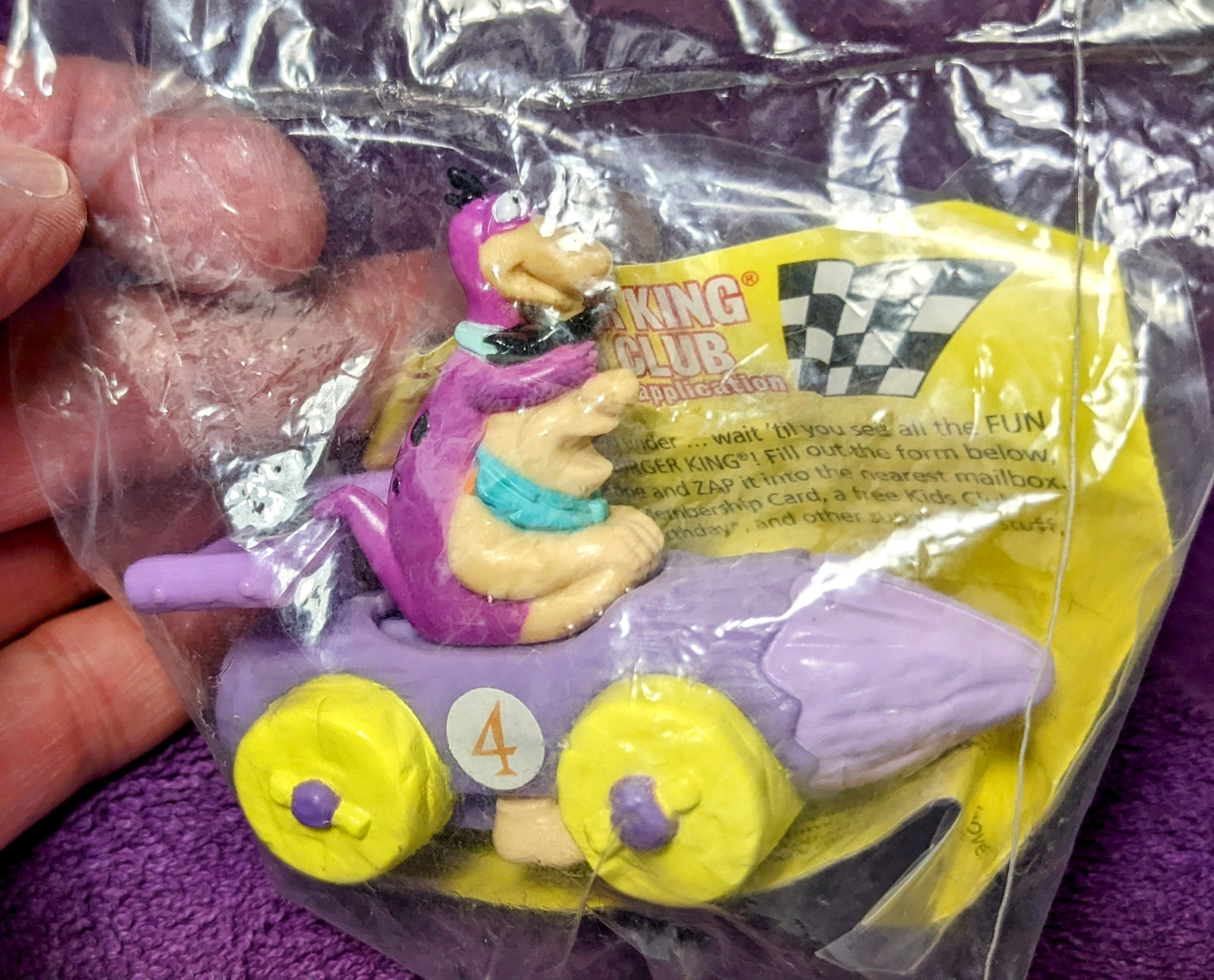 Vintage 1997 Wacky Racers Racing Burger King Kids Meal Premium the ...