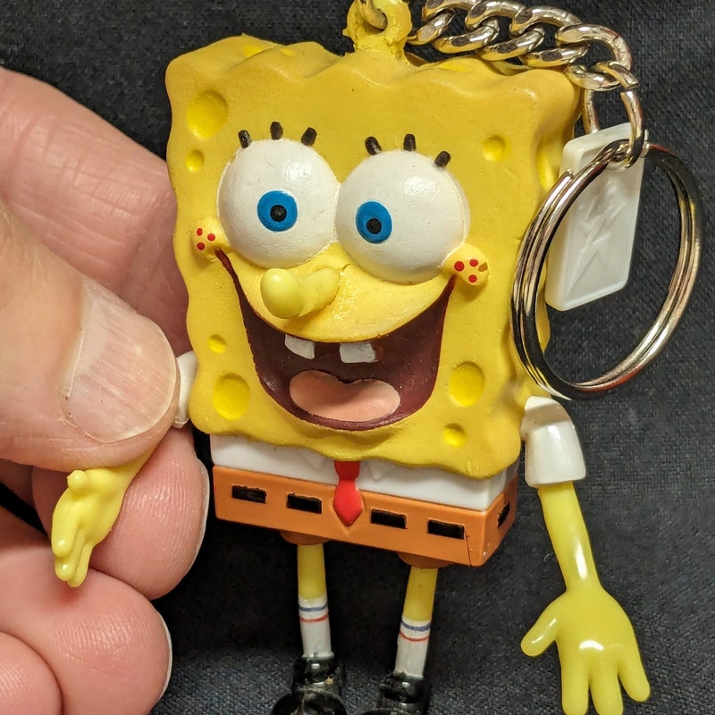 Spongebob Keychain - Etsy