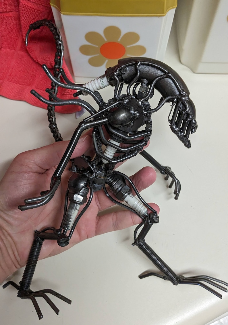 20th Century Fox ALIEN Movie Monster Metal Sculpture Recycled Re’fuse’d ...