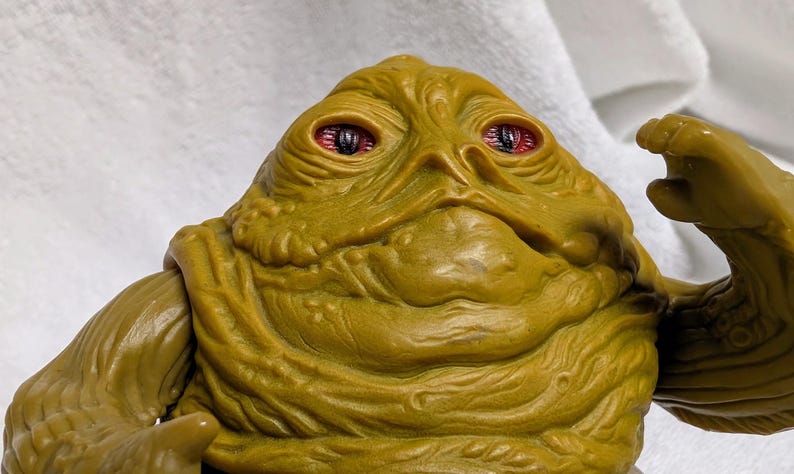 Jabba the Hutt Figure 1983 Star Wars Return of the Jedi Creature Big ...