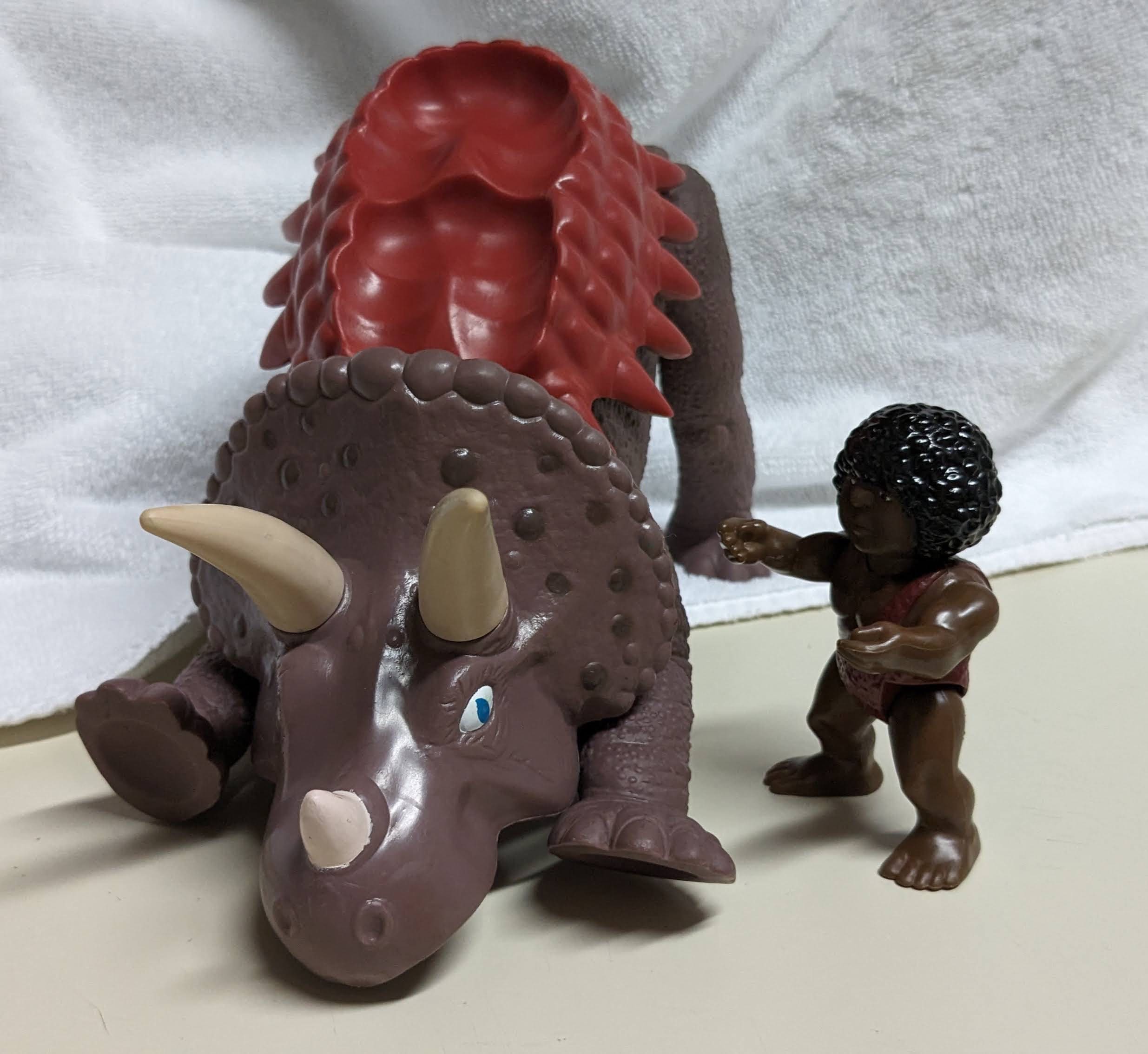 Vintage Triceratops Playskool 1987 Definitely Dinosaurs Figure With ...