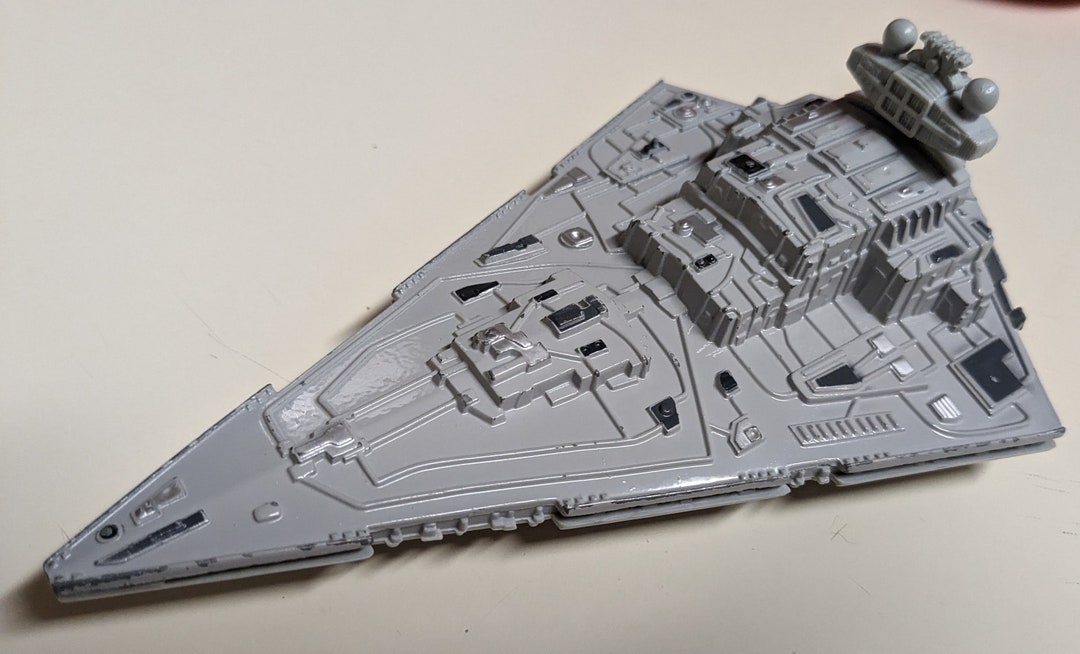 Vintage Kenner Toys Imperial Star Destroyer Cruiser Die Cast Spaceship ...