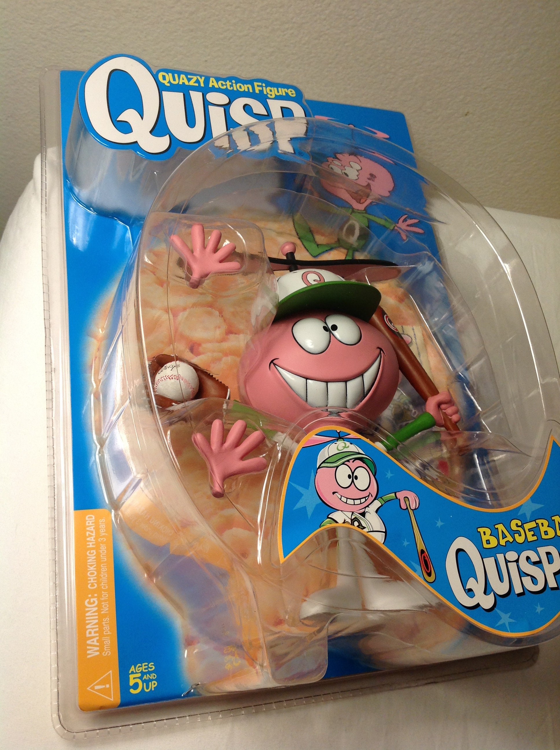 QUISP Qwaazy Space Alien in Baseball Togs Action Figure MIB Sealed ...