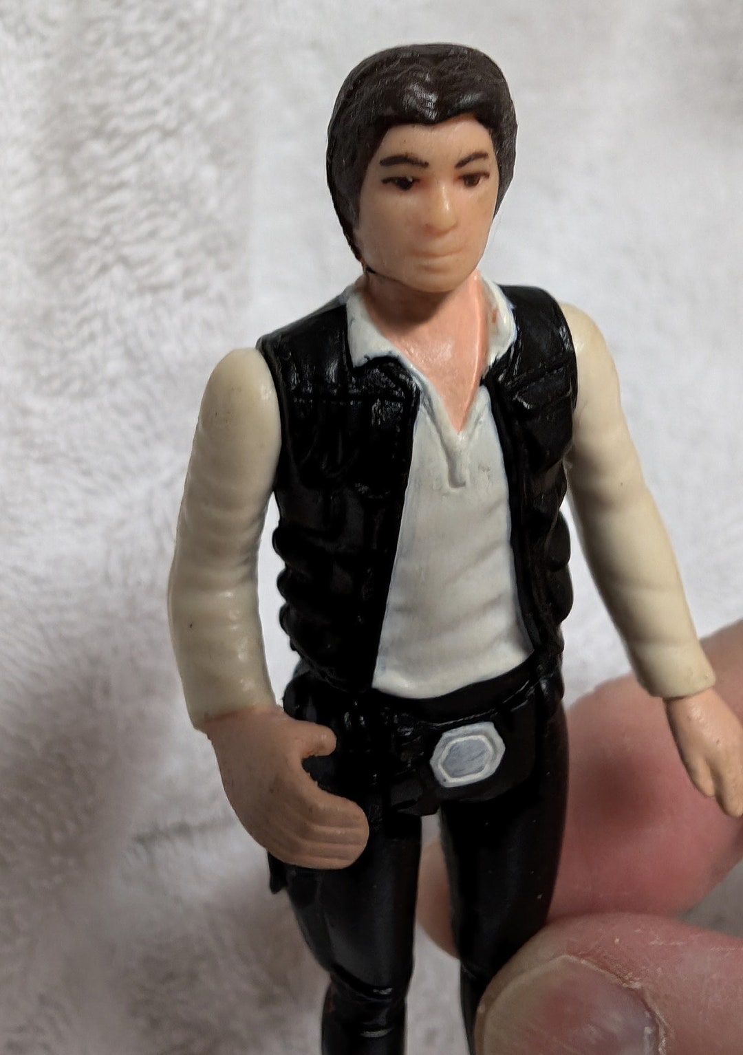 Vintage 1977 Kenner Han Solo 3 3/4 Inch Rare Small Head Action Figure ...