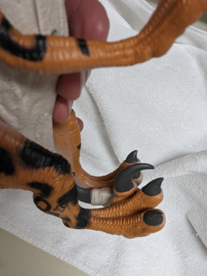 Vintage Jurassic Park 1993 Series 2 Electronic Utahraptor Velociraptor ...