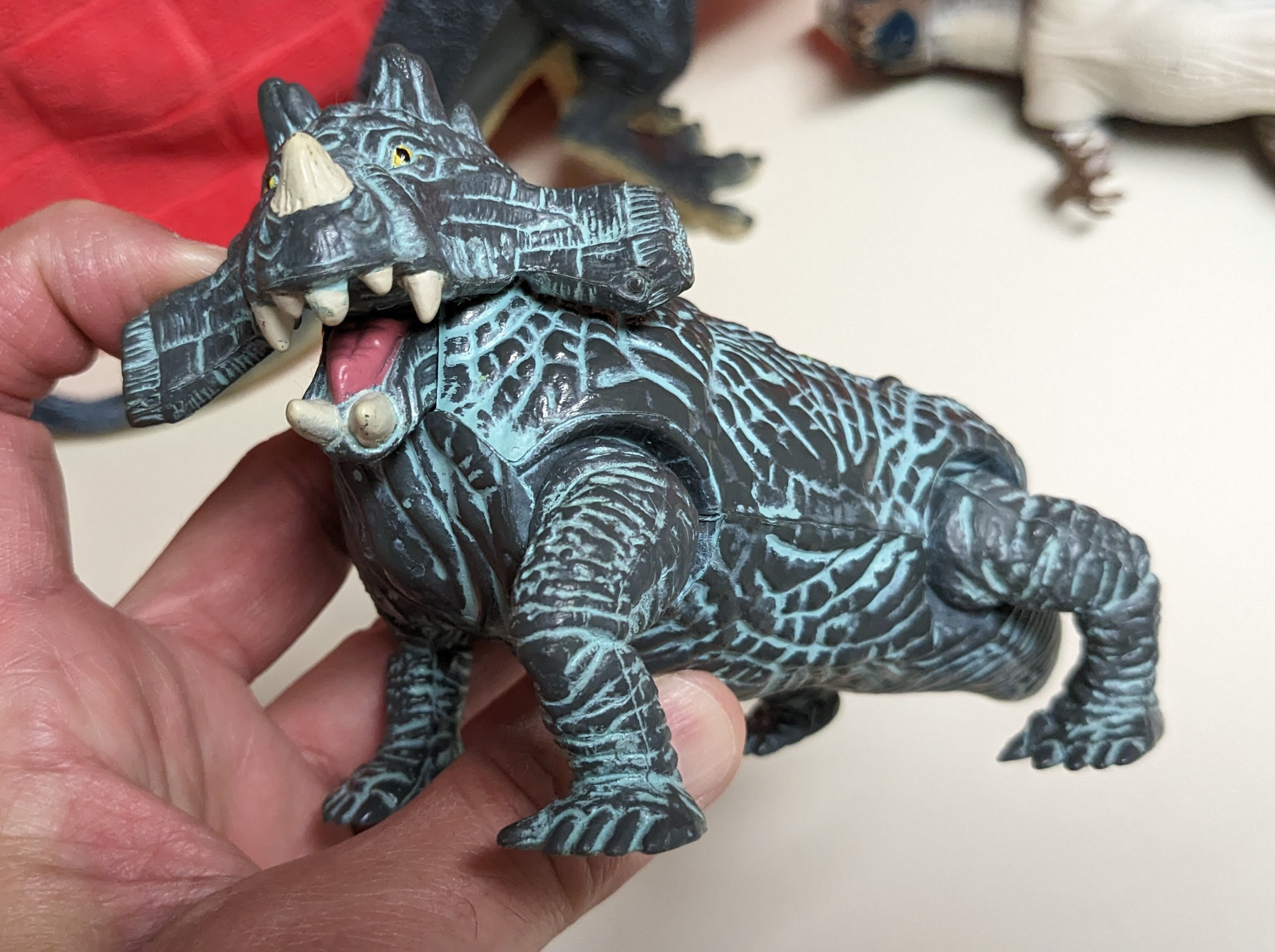 Jurassic Park RARE Estemmenosuchus Dinosaur Figure From a Dino Tracker ...