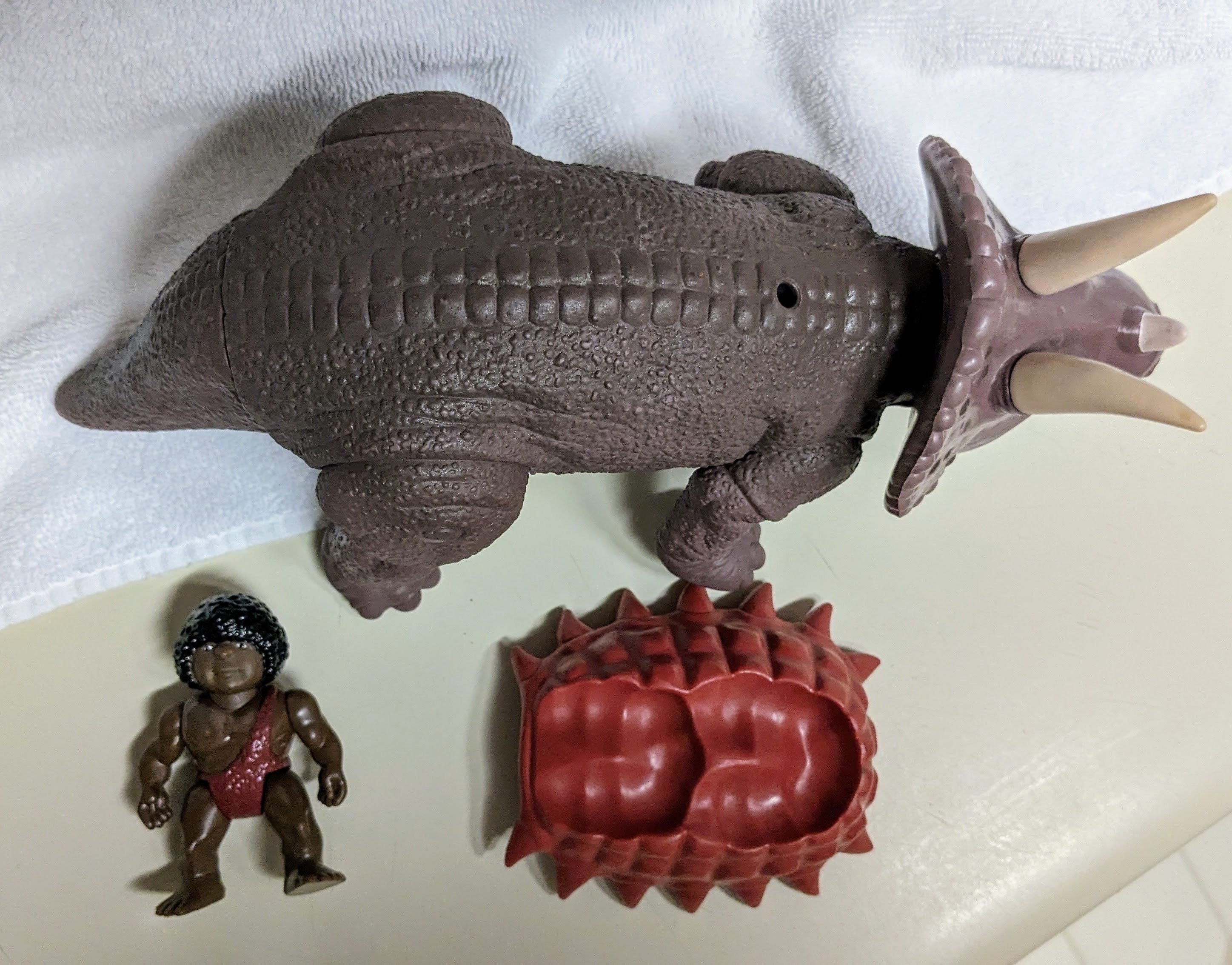 Vintage Triceratops Playskool 1987 Definitely Dinosaurs Figure With ...