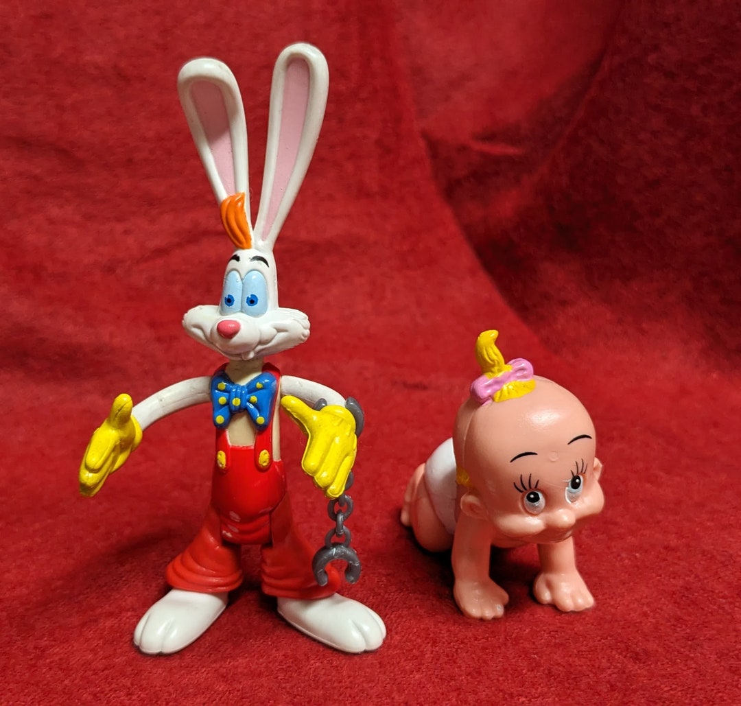 Roger Rabbit and Baby Herman Figure Set 1987 LJN and APPLAUSE Toys ...