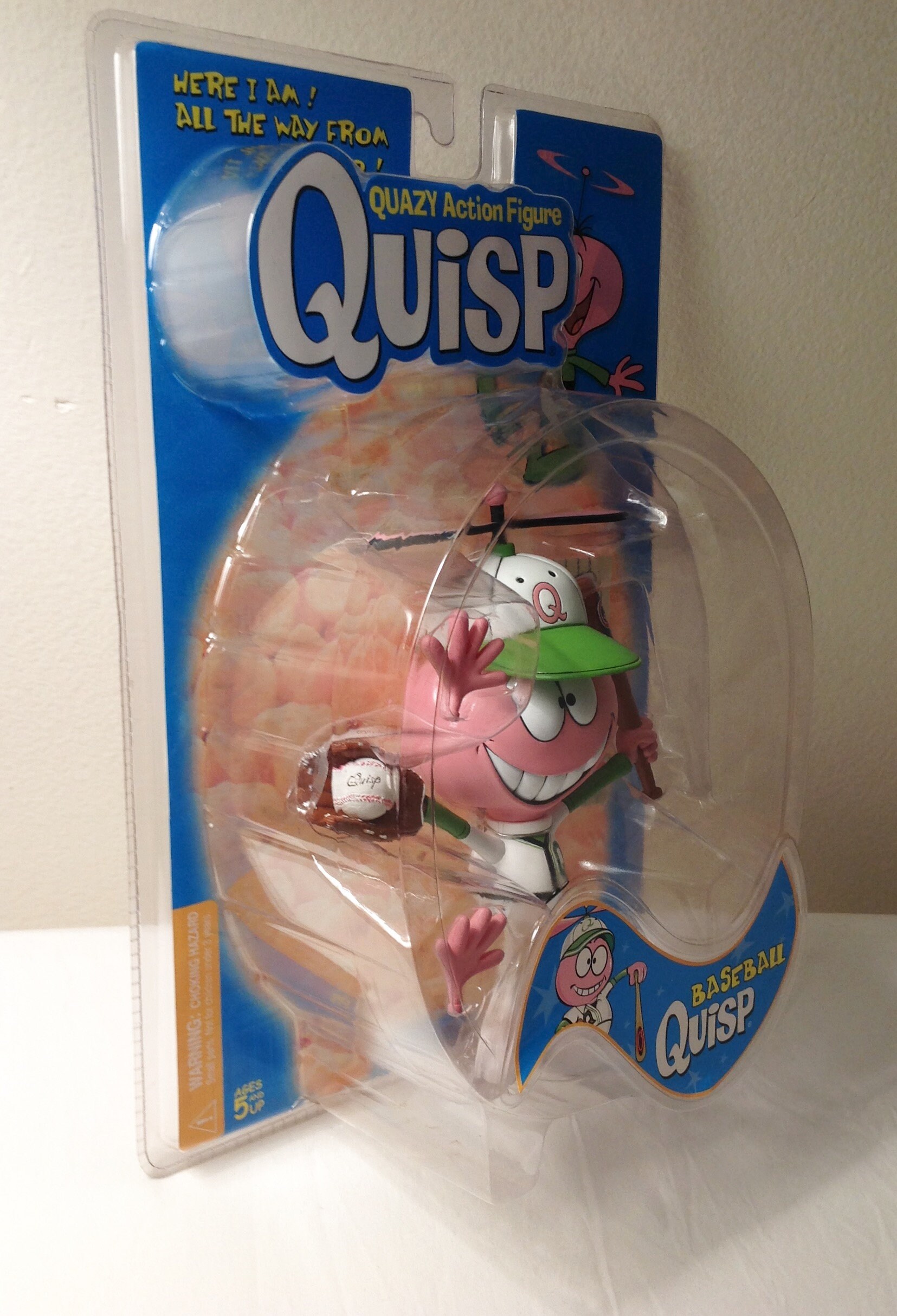 QUISP Qwaazy Space Alien in Baseball Togs Action Figure MIB Sealed ...