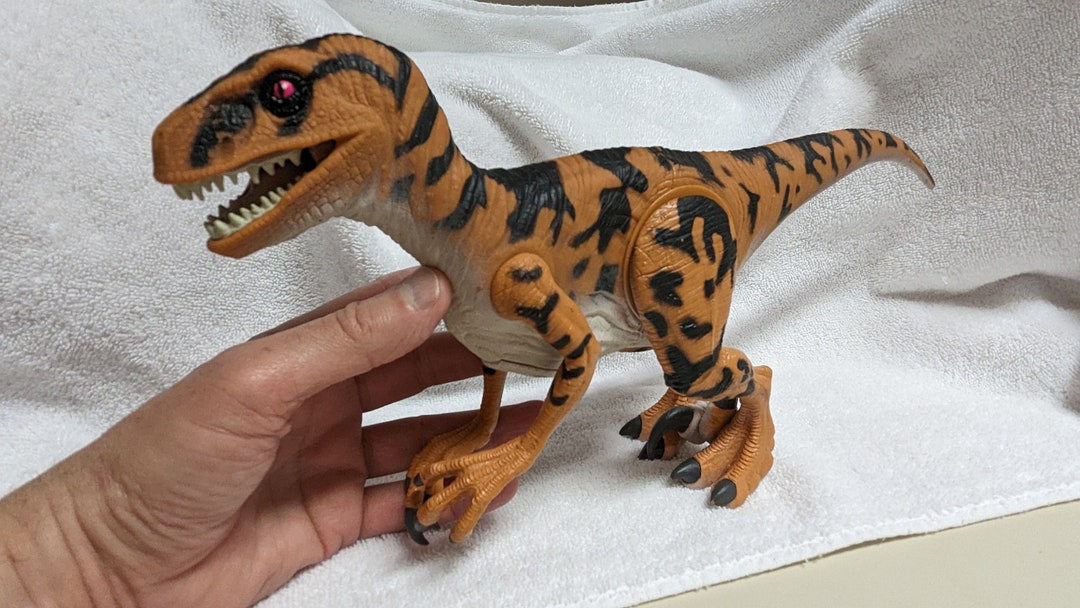 Vintage Jurassic Park 1993 Series 2 Electronic Utahraptor Velociraptor ...