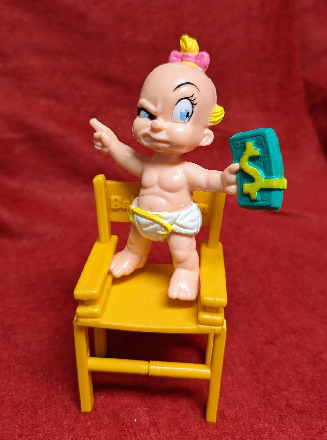 1987 LJN BABY HERMAN Bendems Bendy Rubber Figure Who Framed Roger ...