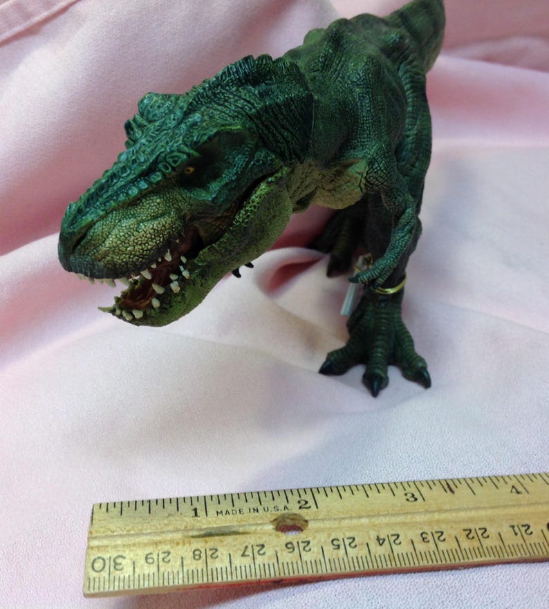 Jurassic Park Tyrannosaurus Rex Trex Running PAPO Dinosaur Figure 2005 ...