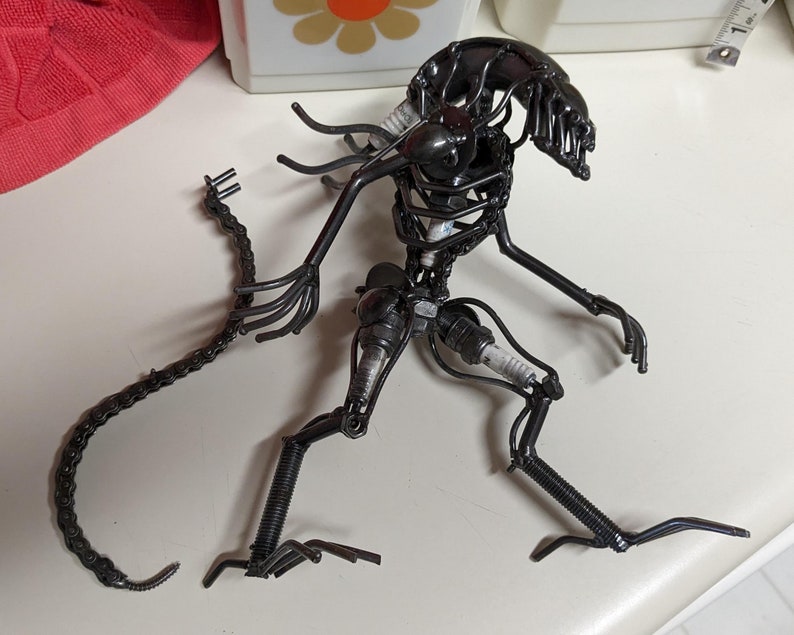 20th Century Fox ALIEN Movie Monster Metal Sculpture Recycled Re’fuse’d ...