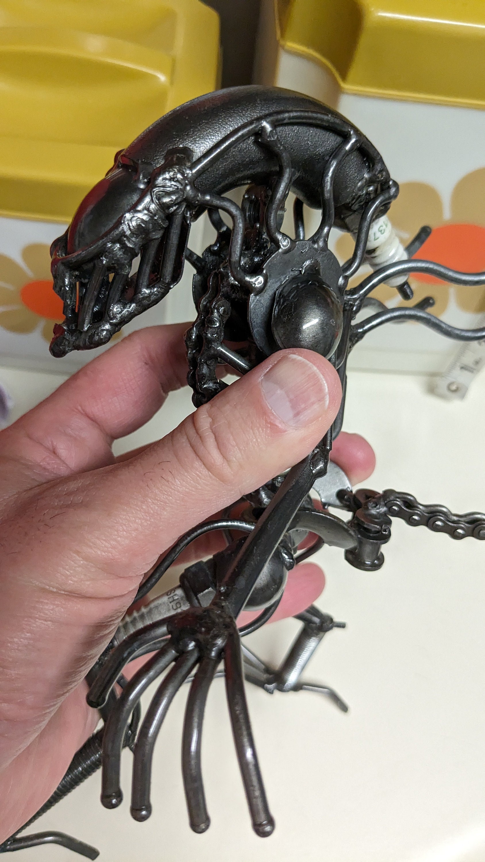 20th Century Fox ALIEN Movie Monster Metal Sculpture Recycled Re’fuse’d ...