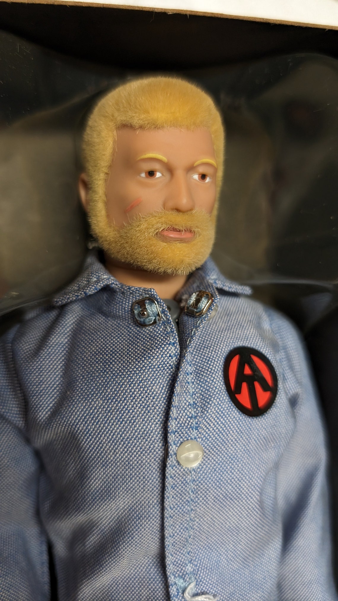 GI JOE Land Sea Adventure Figure Blonde Hair Kung Fu Grip Vintage New ...