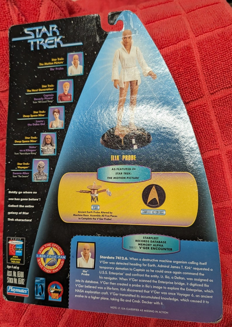 Star Trek the Motion Picture Ilia Probe Action Figure Persis Khambatta ...