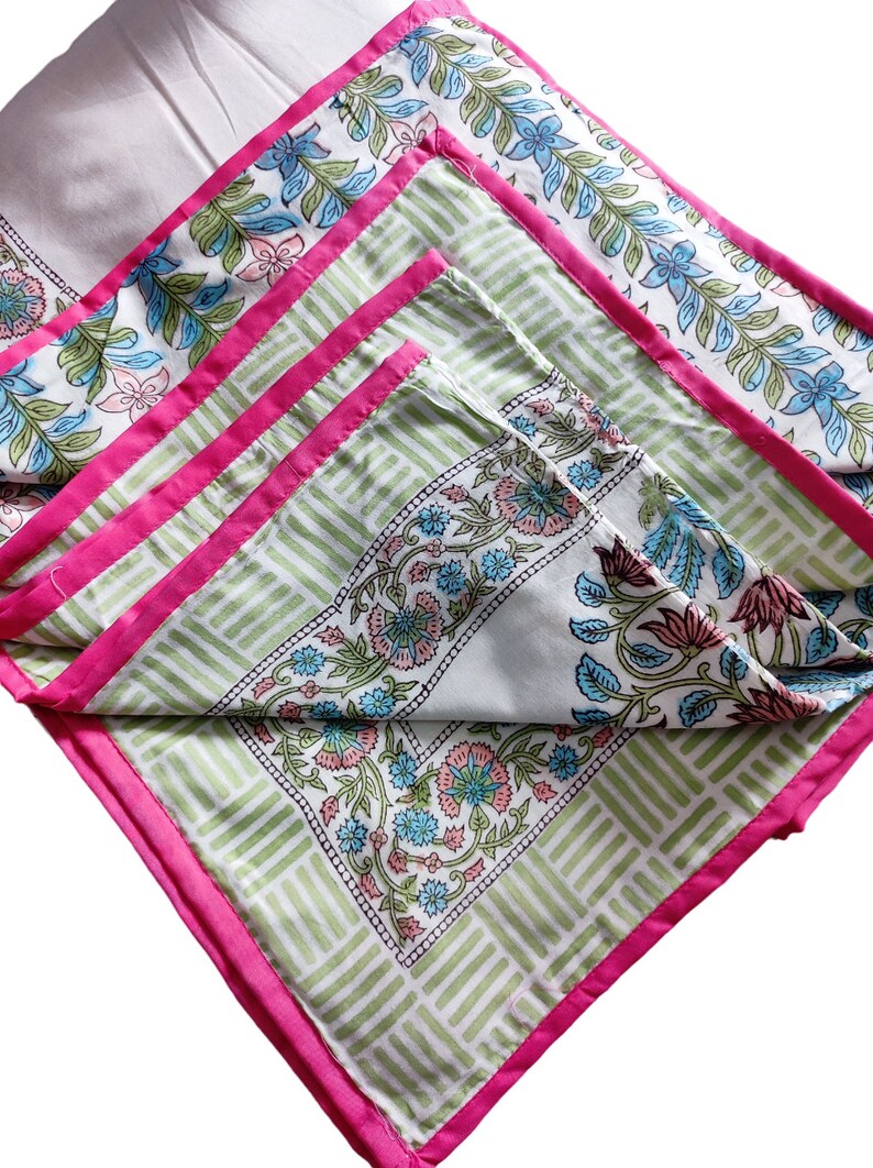 Summer Quilt Organic Cotton AC Quilted Reversible Dohar, Soft Indian ...