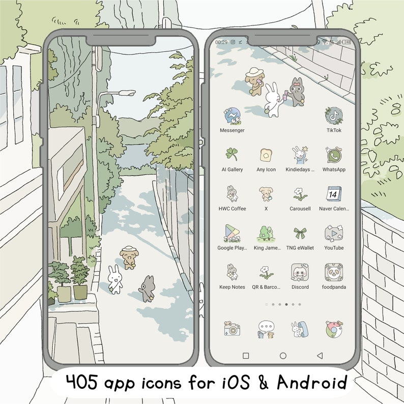 Cute Cozy Summer Icon Set, Cute Icons Pack, iPhone Theme, Cute App ...