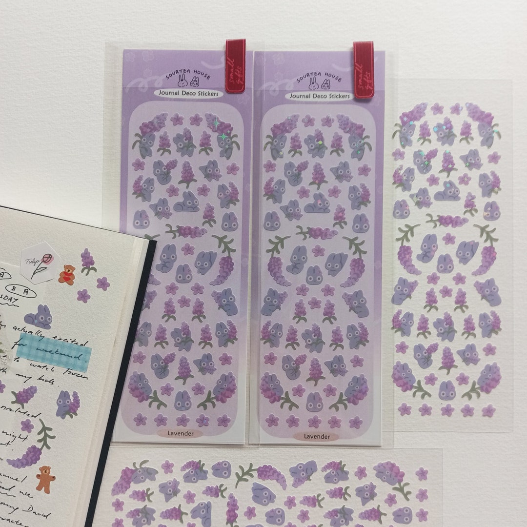 Lavender Sourteahouse, Bullet Journal Stickers, Decorative Stickers ...