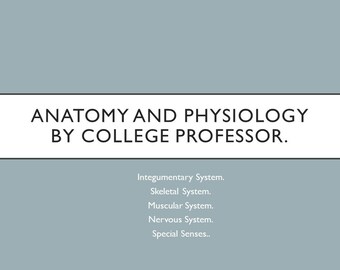 Anatomy and Physiology Mega Bundle. - Etsy