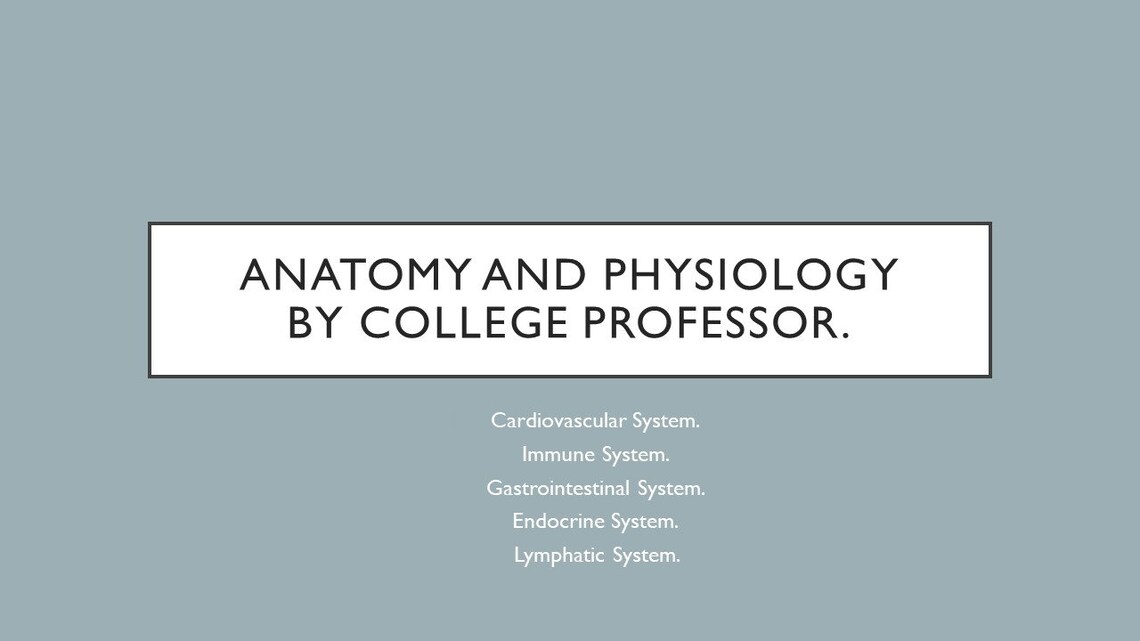 Anatomy and Physiology Mega Bundle. - Etsy