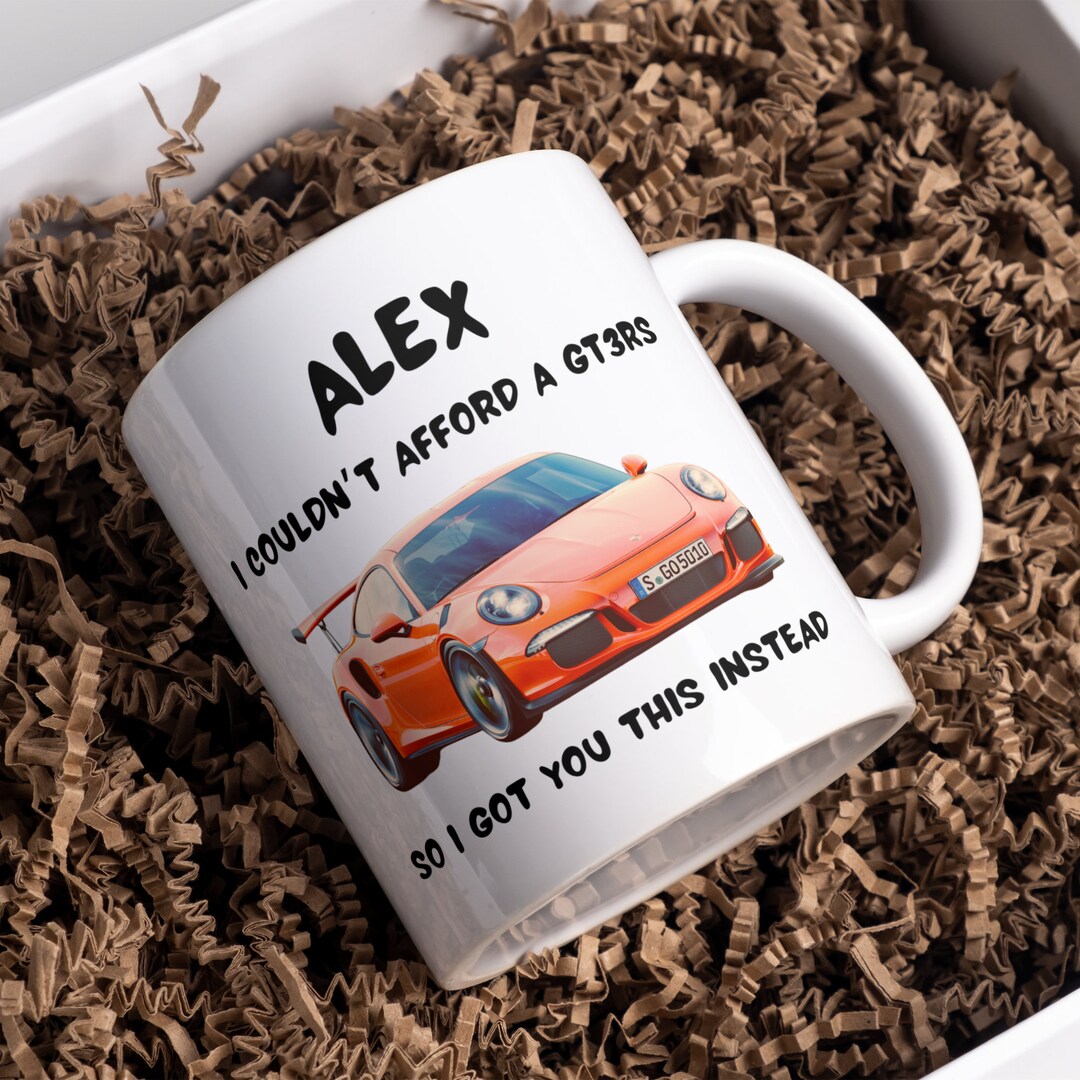 Personalized Porsche Mug: Funny Car Lover Gift - Etsy