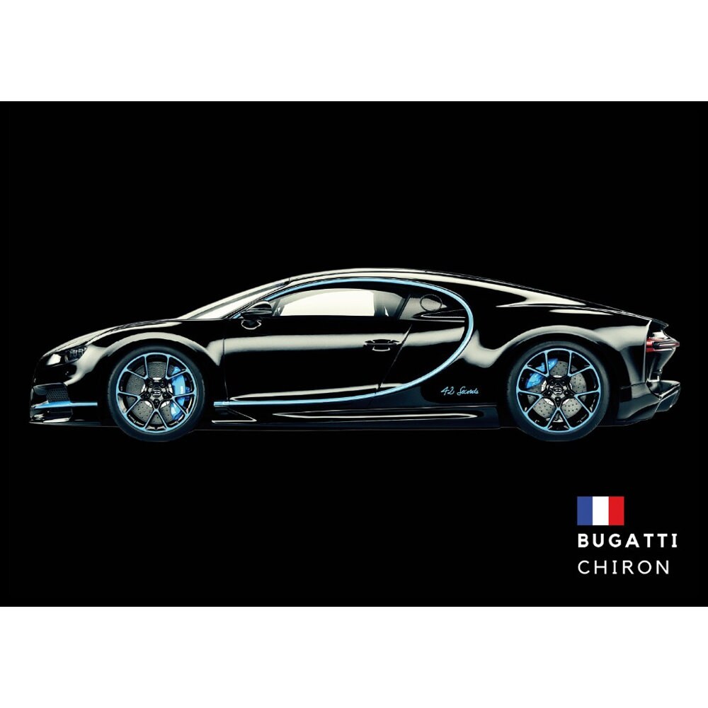Bugatti Chiron Poster Print: Super Car Photography Wall Art - Etsy