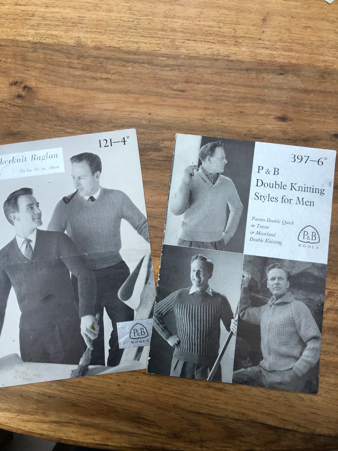 Vintage Patons Mens Knitting Patterns. Very Good Condition. Great Retro ...