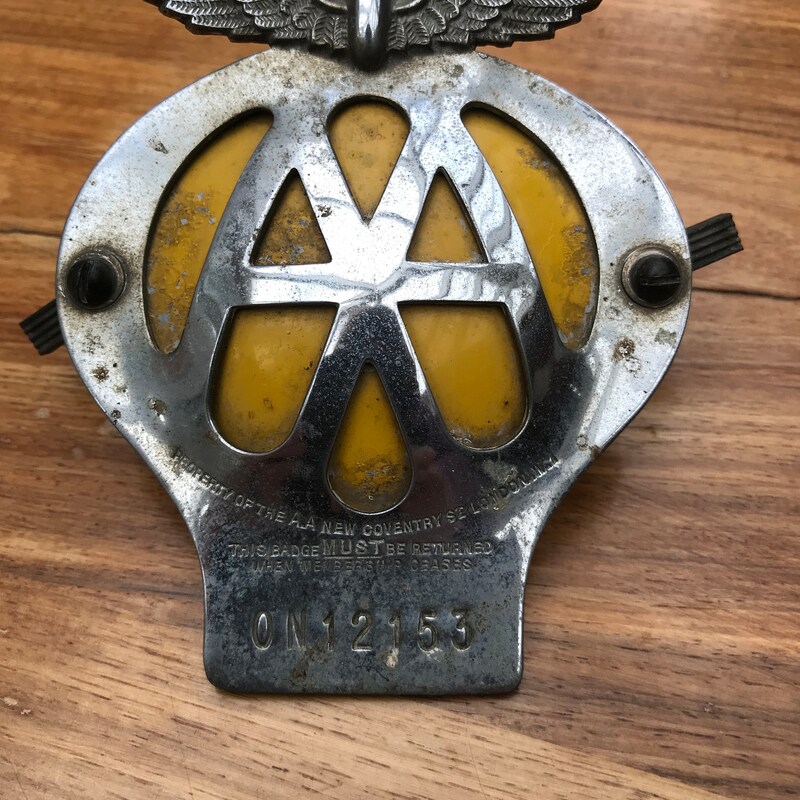 Vintage Aa Badge - Etsy UK
