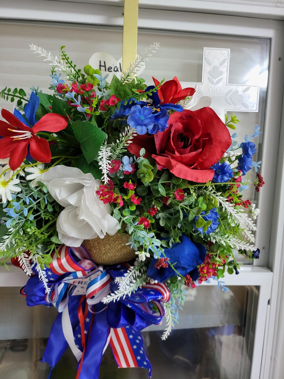A Beautiful Small Patriotic Hat Wreath 15% Off - Etsy