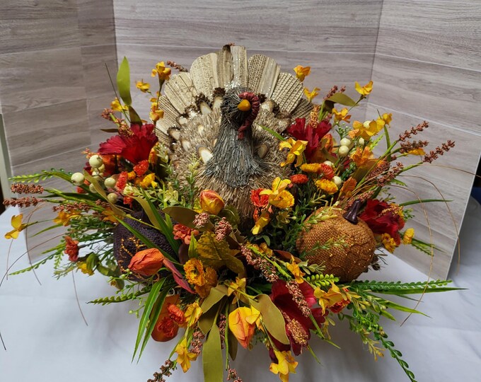 Fall Turkey Centerpiece - Etsy
